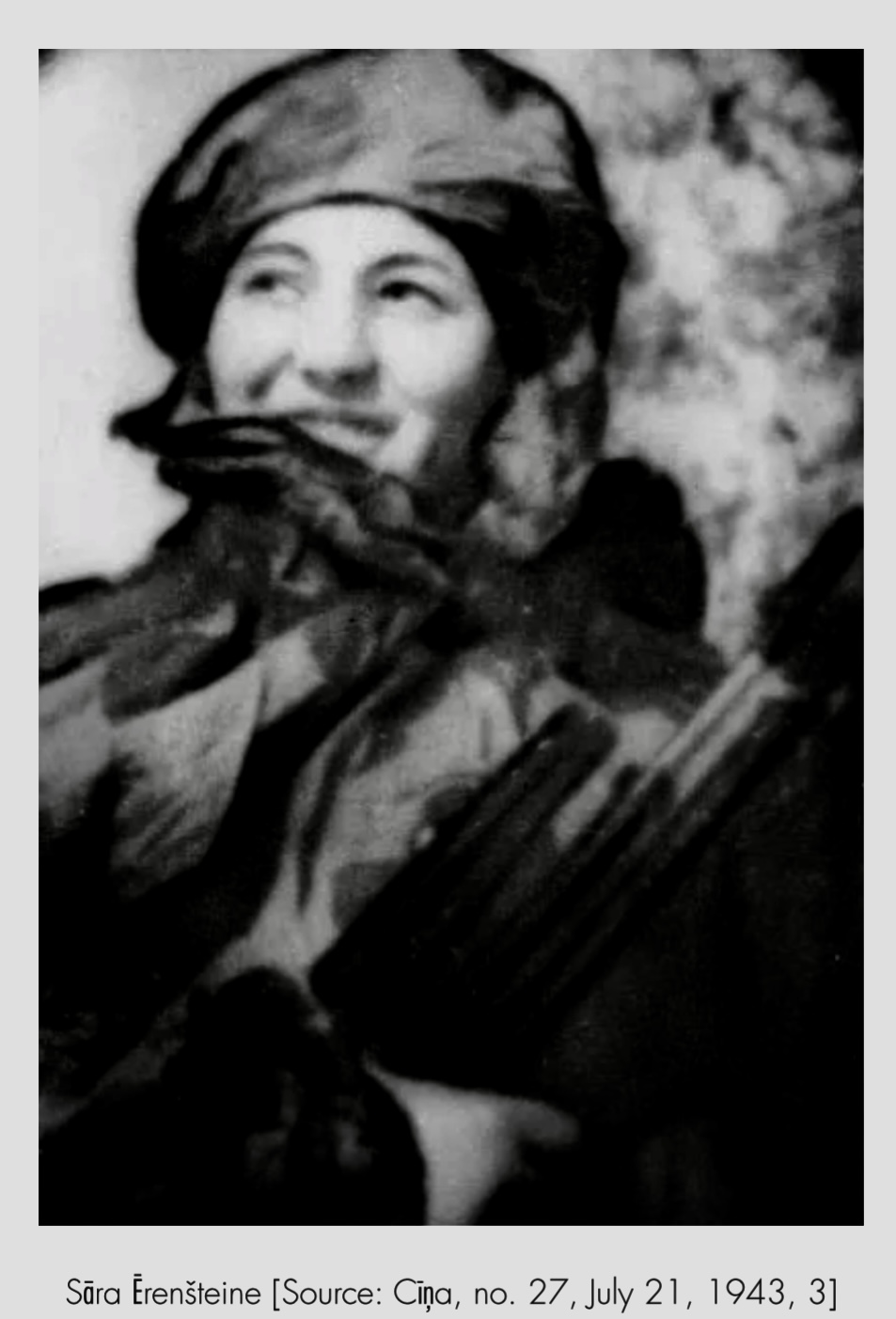 Sara (Shura) Erenshtein: A Tribute to a Latvian Jewish Sniper from her ...